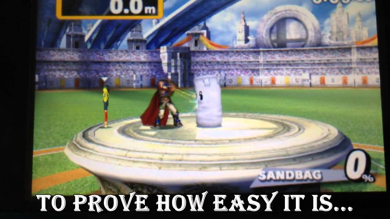 Smash Bros Home Run Contest - Easy 600m Challenge - Ike - YouTube