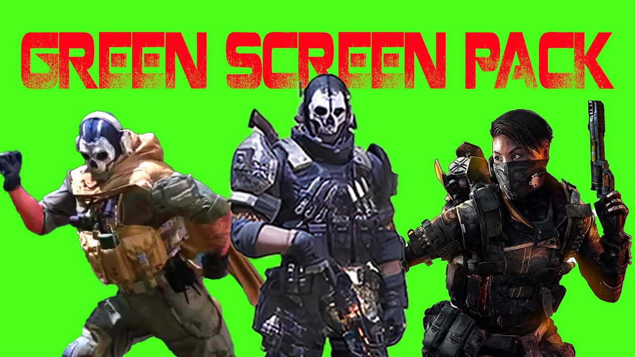 Call Of Duty Green Screen Emote Pack - 1 - YouTube