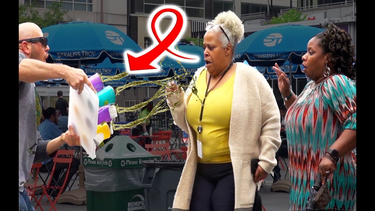 Spilling Tea on People | Funny Reactions - YouTube