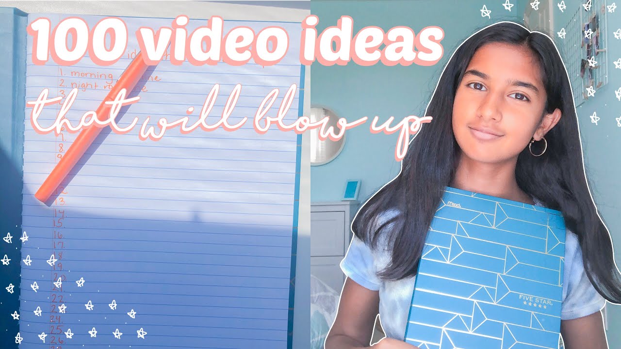 100 video ideas that will blow up and grow your channel! - YouTube