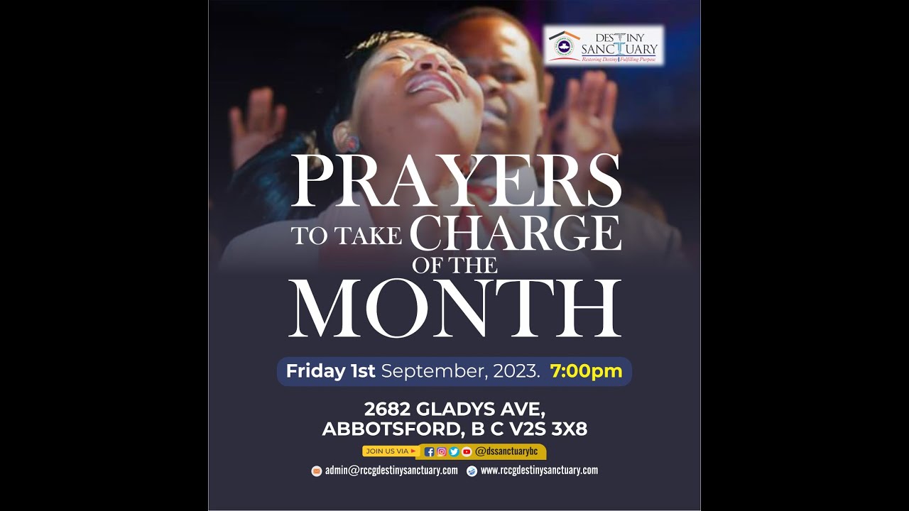 Prayer Meeting (1st Sept, 2023) | RCCG Destiny Sanctuary | Abbotsford ...