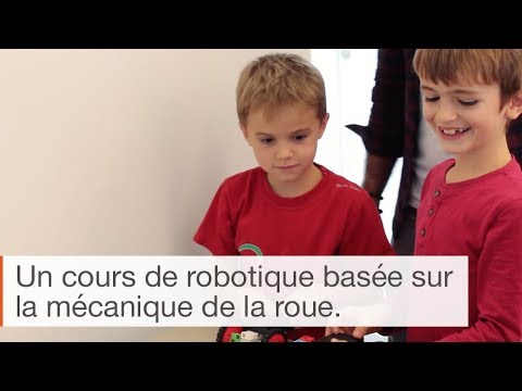 La roue en robotique - cursus Algora 6/9 ans - YouTube
