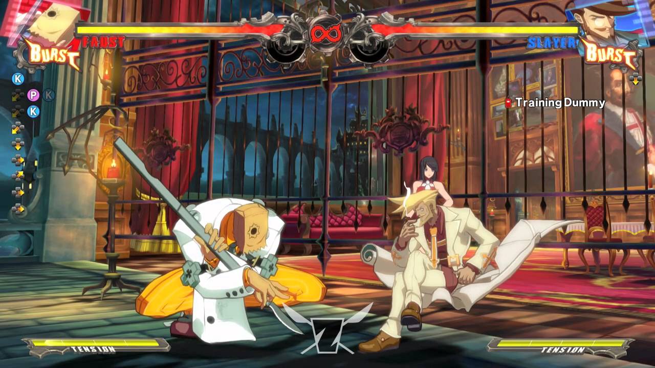 Guilty Gear Xrd Faust Drill Cancel Tutorial - YouTube