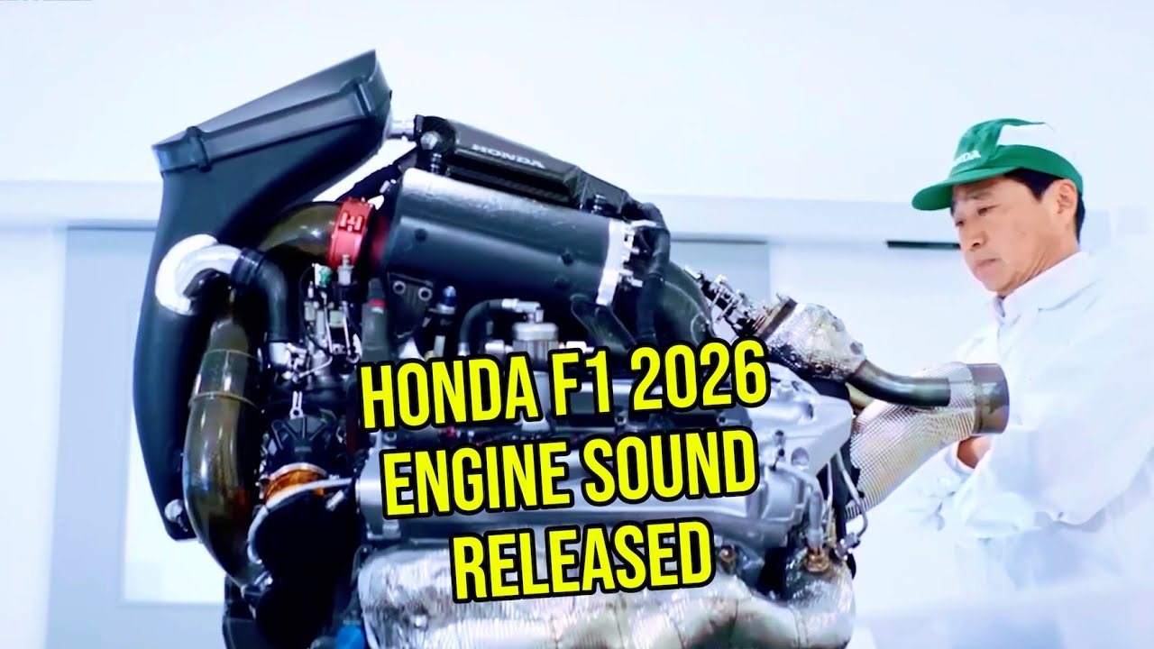 Honda’s 2026 F1 Engine Sound | A New Era with Aston Martin - YouTube