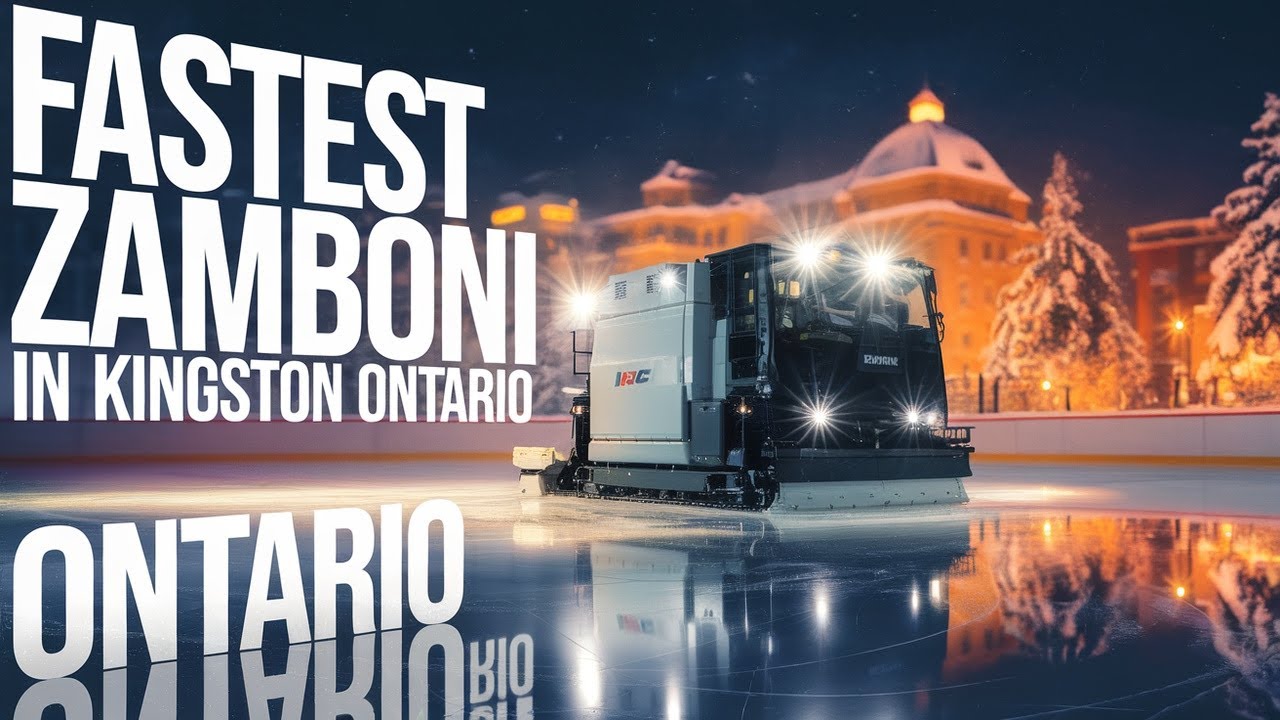 Fastest Zamboni in Kingston, Ontario 🏎️ ️ - YouTube