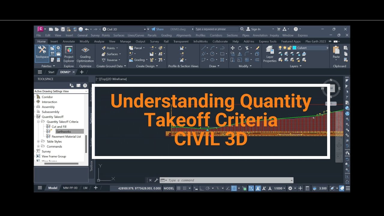 Getting Started with Civil 3D Quantity Take-Off (QTO) - YouTube