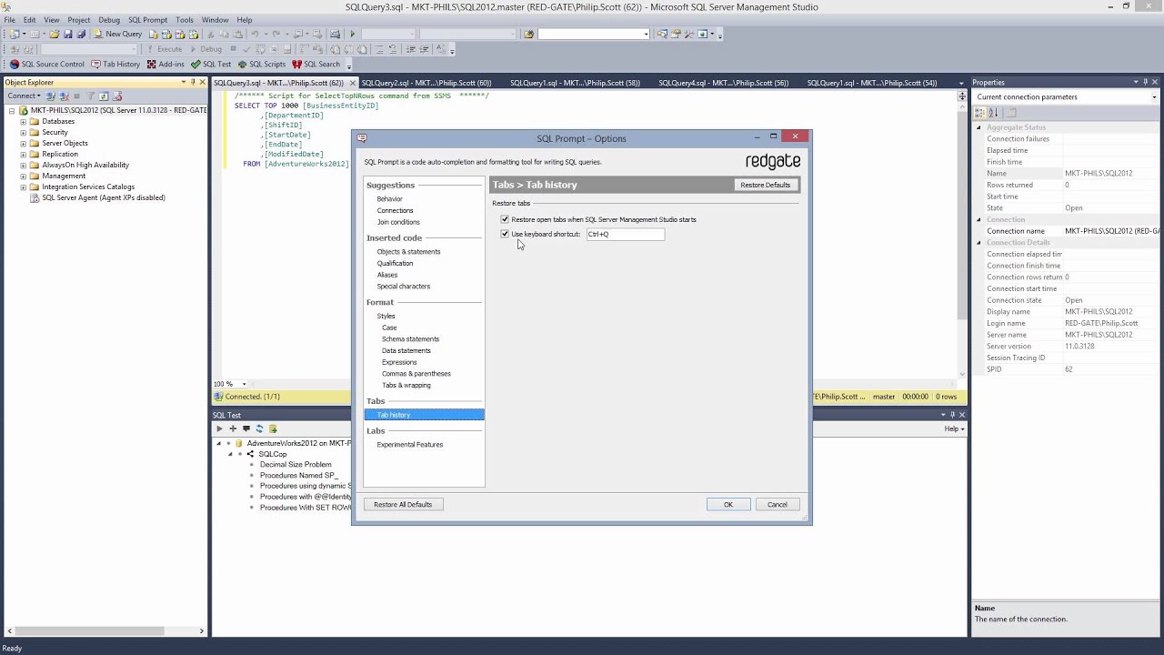 How Grant Fritchey sets up SQL Prompt - YouTube