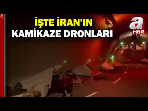 İran Yeraltı Tünellerinde Kamikaze Dronlarını Paylaştı!| A Haber