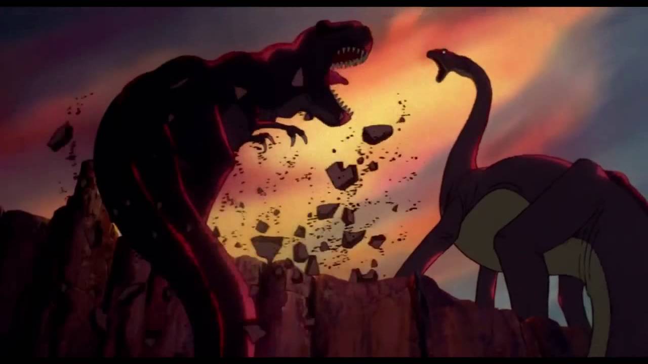 The Land Before Time T Rex Attack HD - YouTube