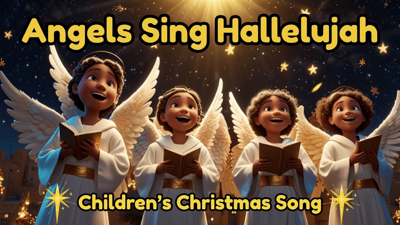 Angels Sing Hallelujah | Christmas Song for Kids | Nativity Story Carol ...