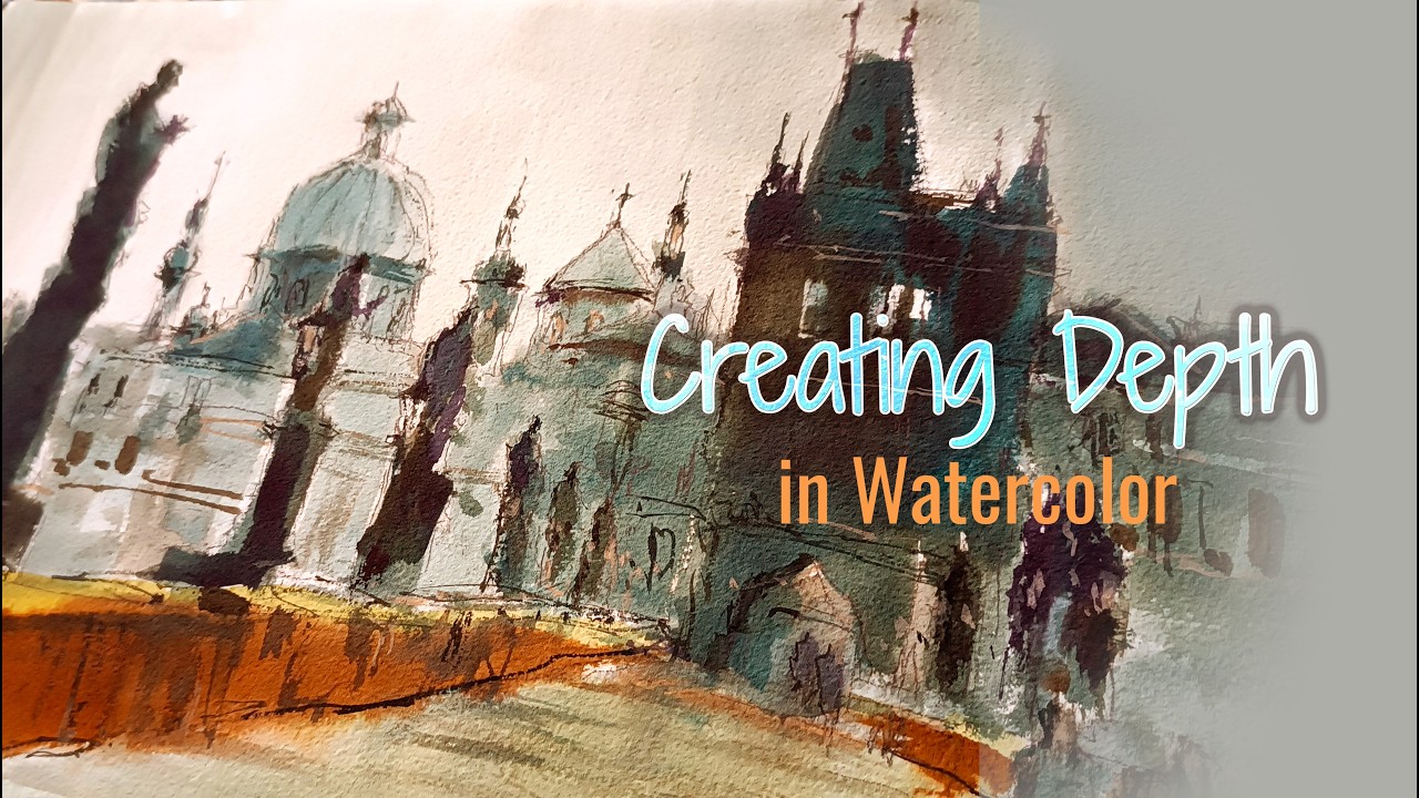 Mastering Depth in Watercolor: A Color Story of Historic Buildings ...