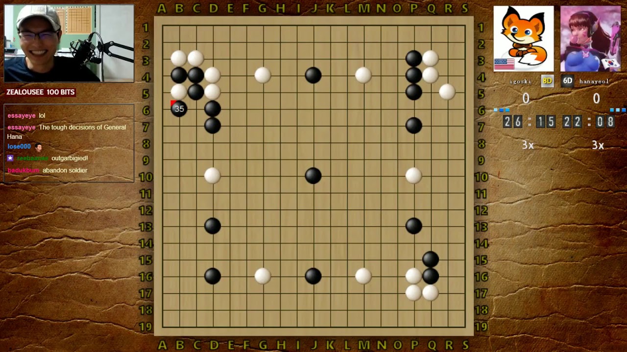 1st Sunjang baduk game Hanayeol 6d vs igoski 8d ( White ) - YouTube