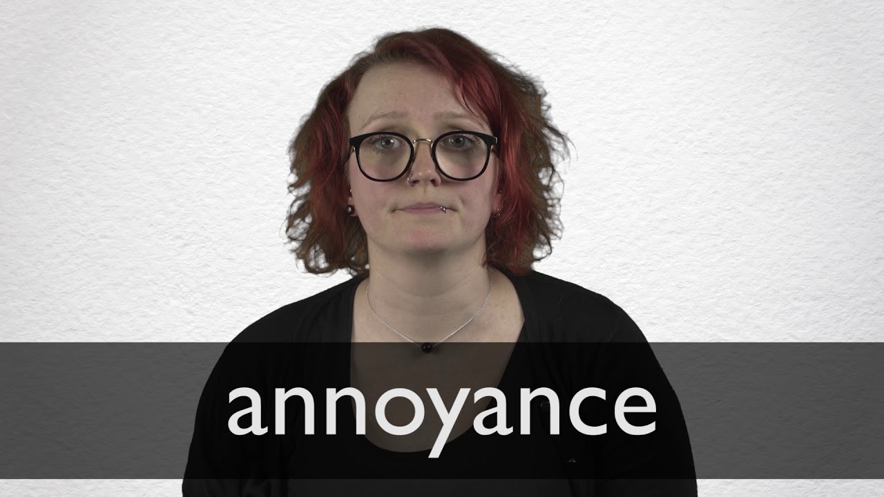 How To Pronounce ANNOYANCE In British English YouTube