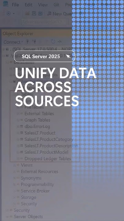 Join data from multiple SQL Servers. #SQLServer #SQL #AI #MicrosoftFabric - YouTube