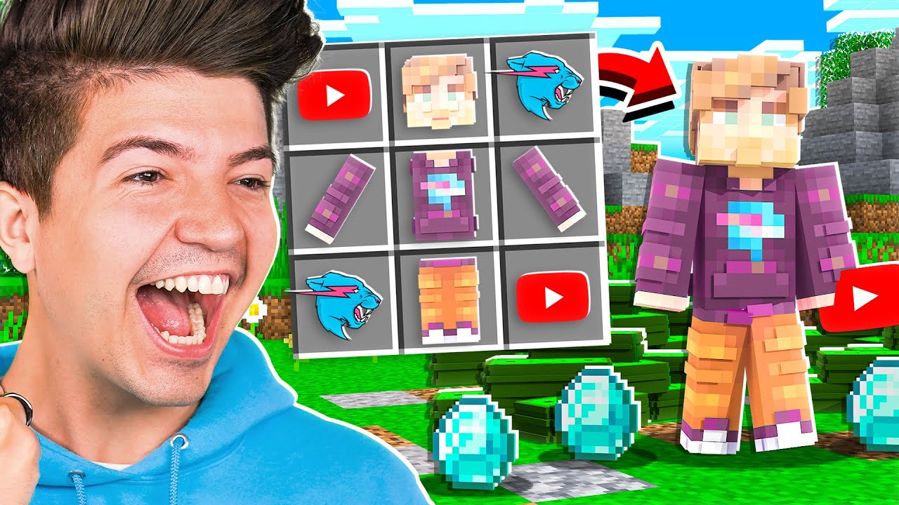 How to Craft MrBeast Gaming in Minecraft! *OP* - YouTube