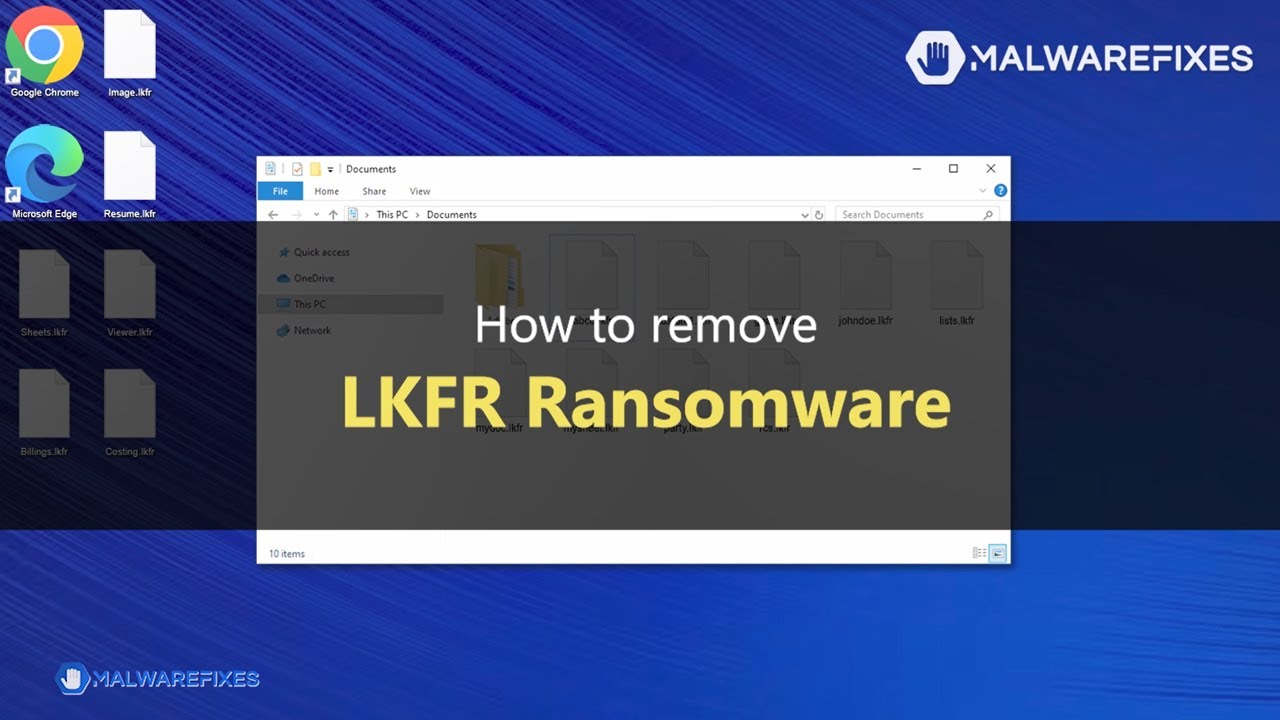 LKFR Ransomware Removal Guide - YouTube