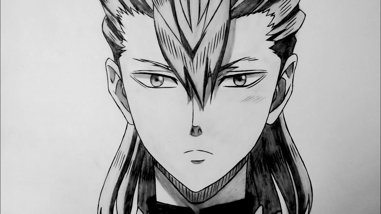 How To Draw Young Nozel Silva From Black Clover Step By Step [Tutorial ...