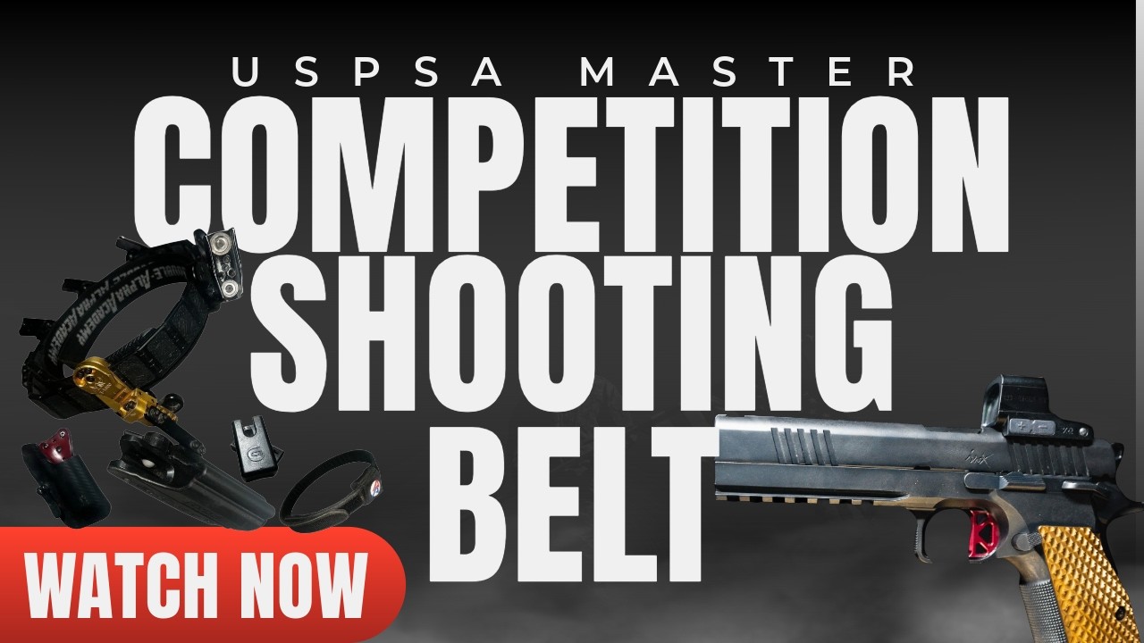 Building A USPSA Competition Belt! (Pistol) - YouTube