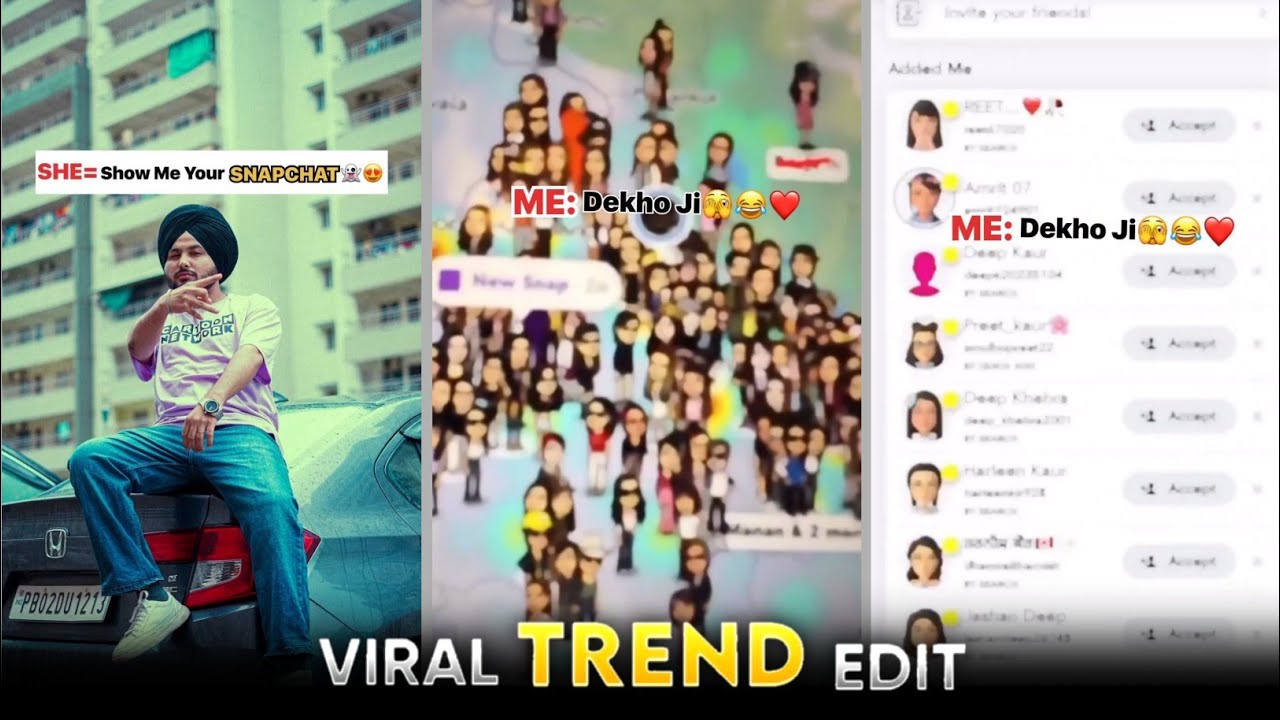 Show me your Snapchat Video Editing | show me your snapchat reels kaise ...