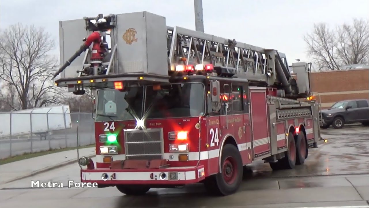 Chicago Fire Dept Tower Ladder 24 (Spare) & Ambulance 76 (Spare ...
