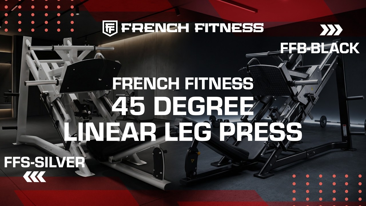 Review: French Fitness FFB & FFS 45 Degree Linear Leg Press - YouTube