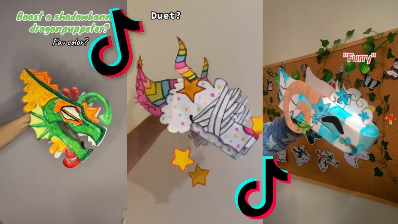 😱 THE UNBELIEVABLE Paper Dragon 🔥Dragon Puppet Compilation😍 #391 - YouTube
