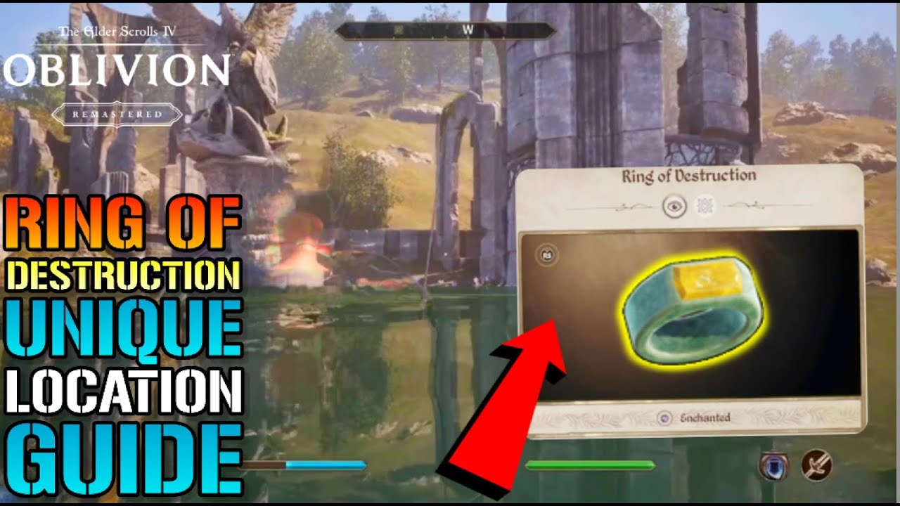 Oblivion Remastered: "Ring Of Destruction" Unique Location Guide! How To Get This TODAY (Guide ...