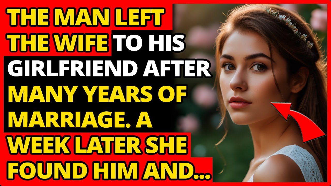 The Man Left The Wife To His Girlfriend After Many Years Of Marriage. A ...