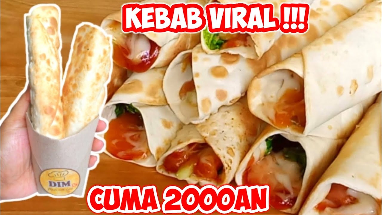 Jajanan Viral 2022 Unik Murah Meriah Kekinian Modal 1000an Kebab