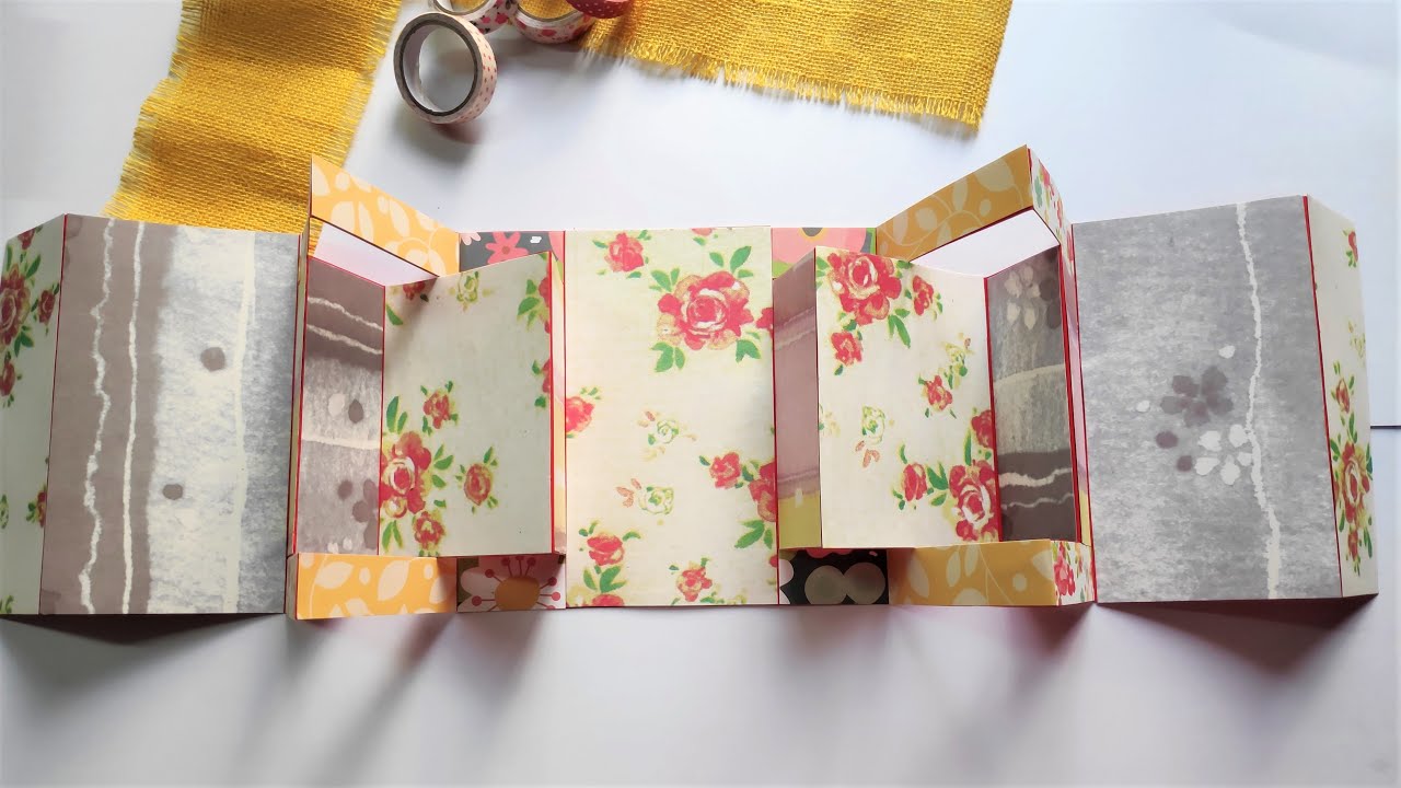 Double Shutter Card/ Double Tri- Shutter card - YouTube