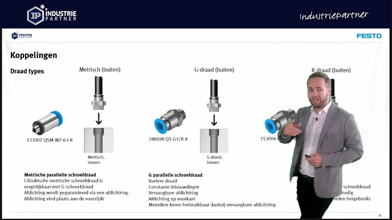 IndustriePartner/Festo webinar luchtslangen en koppelingen - YouTube