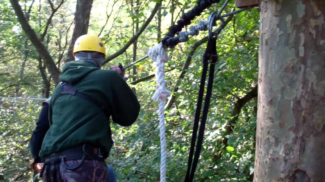 Hocking Hills Zip Line Canopy Tours 2 - YouTube