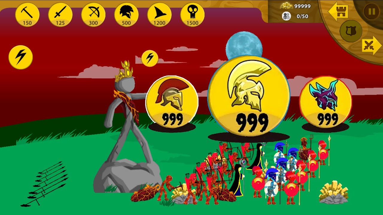 Kelley Legacy - King's Army , Magic , Gladiator Battle | Stick War ...