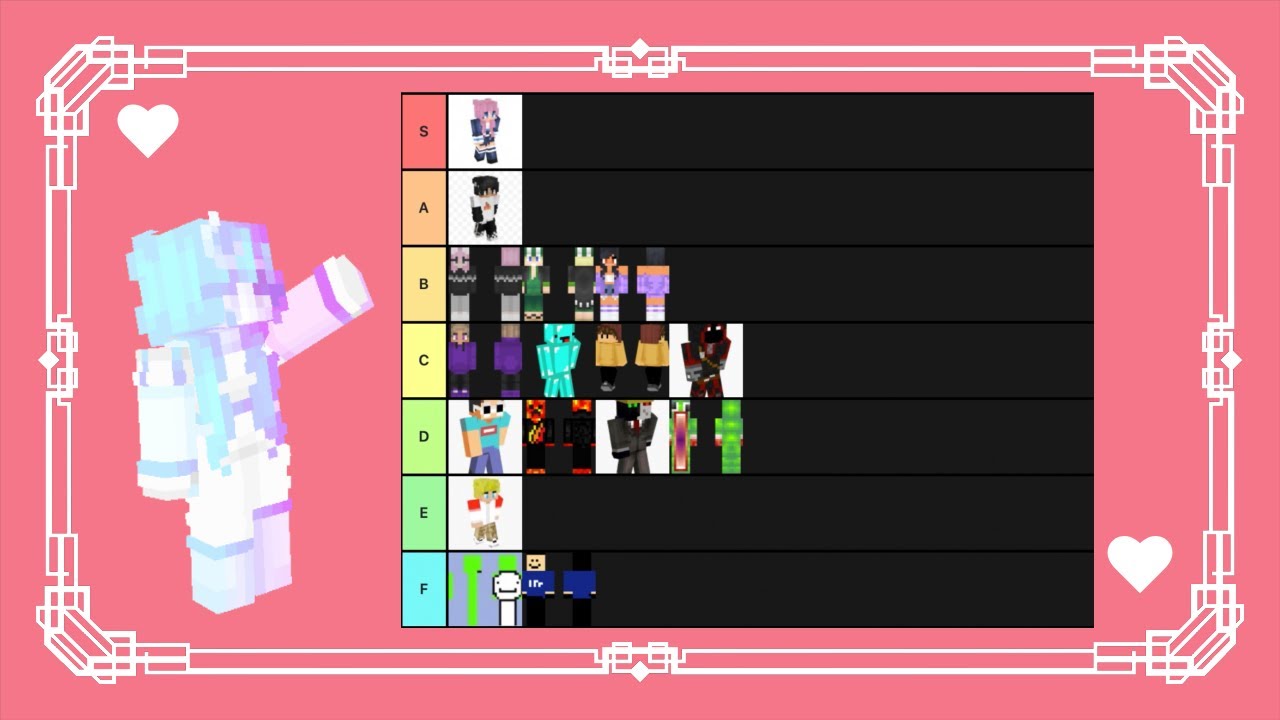 Popular MCYT Skins RANKED by a SKIN ARTIST! - YouTube