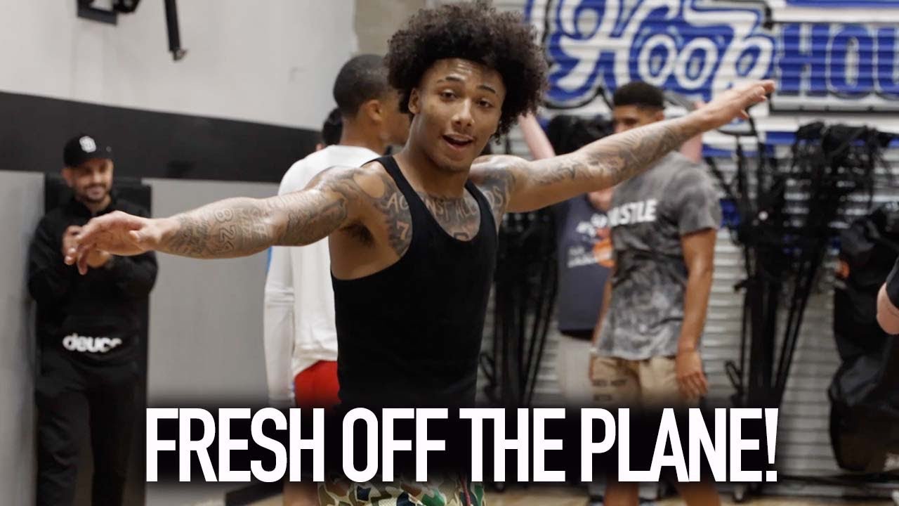 Mikey Williams First Workout Of 2022! Fresh Off The Plane N Straight To ...