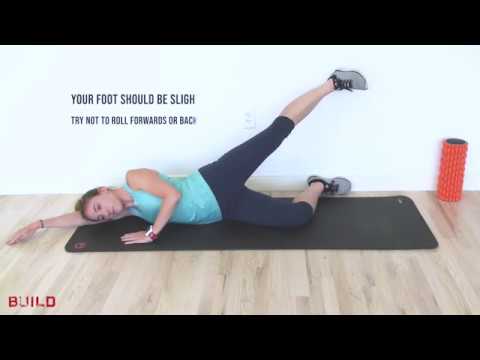Straight Leg Raise Against Wall - YouTube