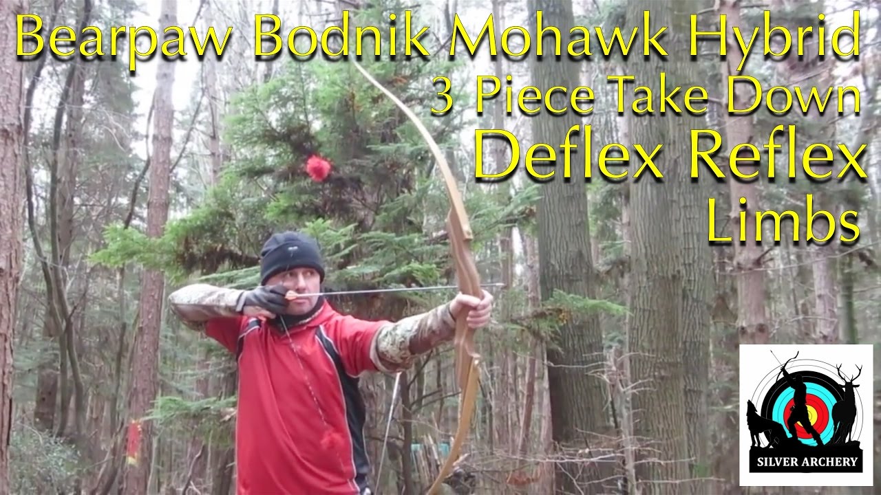 Bearpaw Bodnik Mohawk Hybrid Take Down Bow - (Deflex/Reflex Limbs ...