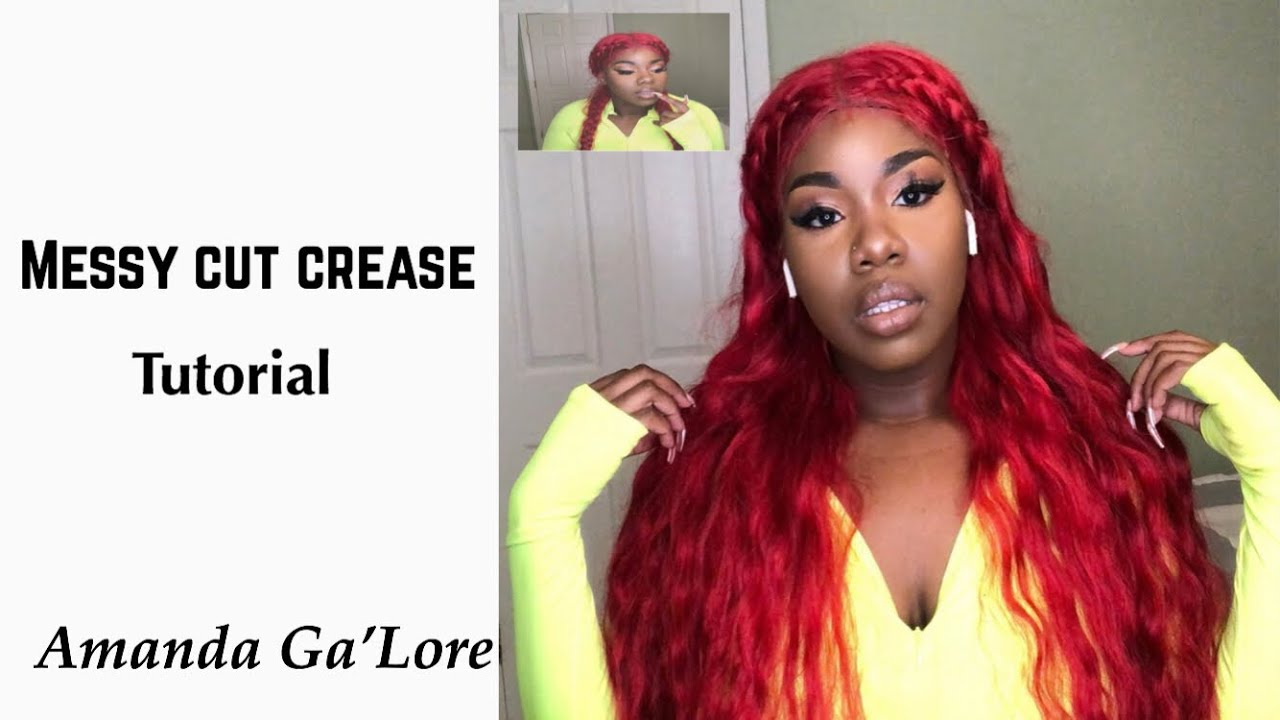 Amanda Ga’Lore | Makeup: Messy Cut Crease - YouTube