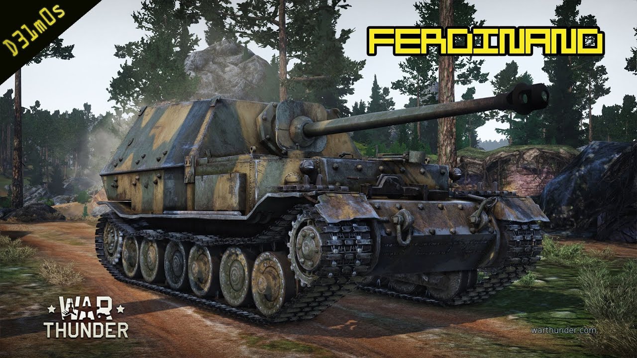 War Thunder! Panzerjager Tiger P Ferdinand! - YouTube