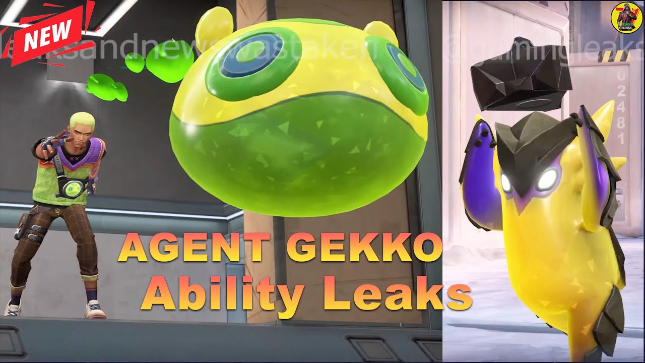 VALORANT AGENT GEKKO | Ability Leaks | Valorant Update ...