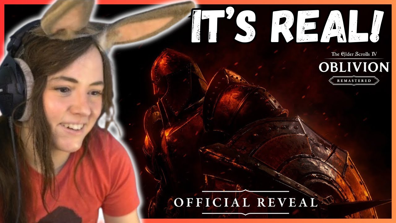 IT'S REAL! | Zepla watches Elder Scrolls IV OBLIVION REMASTERED Reveal ...