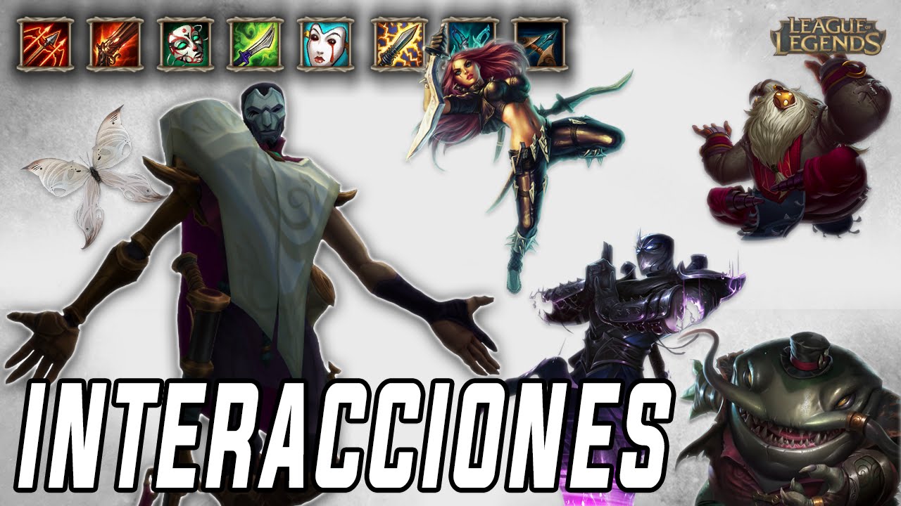 Jhin | Interacciones a campeones y objetos [League of Legends] - YouTube