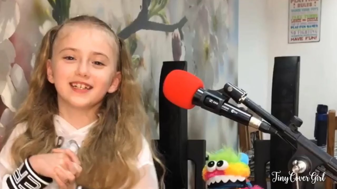 Billie Eilish Age 7 sings No Time To Die 007 A TinyCoverGirl cover ...