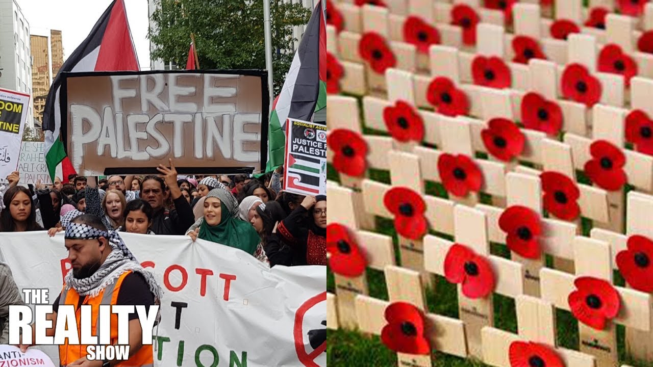 Remembrance Day Protests - YouTube