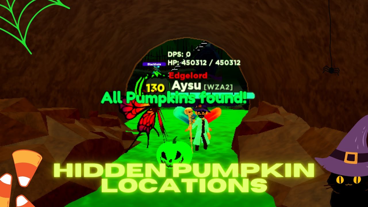World Zero Hidden Pumpkin Locations (22/10/22) - YouTube