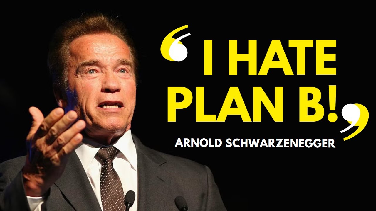 Arnold Schwarzenegger HATES Plan B | The Speech that BROKE the Internet ...