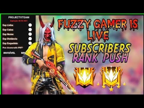 Freefire Live || Subscribers Rank push|| H4X HACK GAME PLAY | Only ...