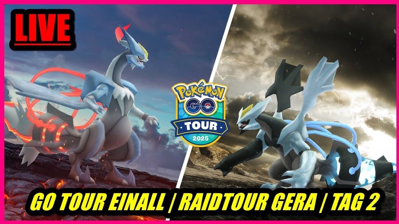 (🔴LIVE) GO TOUR EINALL | RAIDTOUR GERA Tag 2 | Pokémon GO Deutsch ...