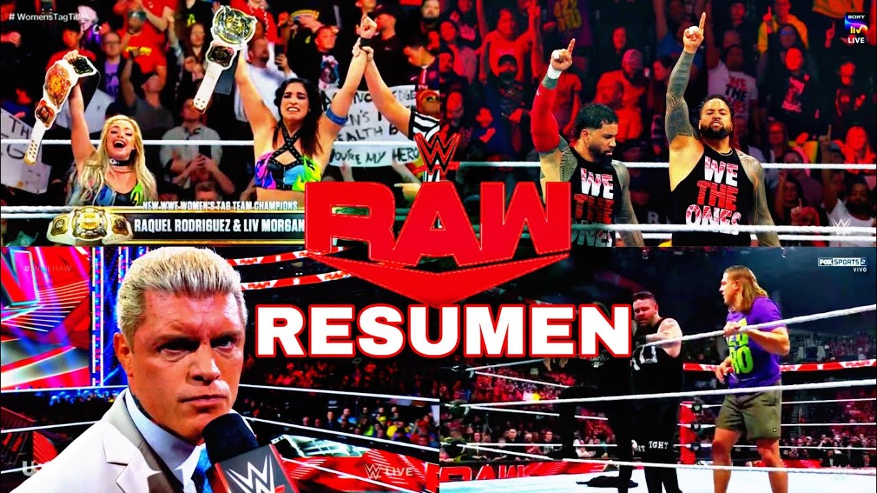 WWE RAW 10 de Abril de 2023 Resúmen | Cody Rhodes Reta a Brock Lesnar ...
