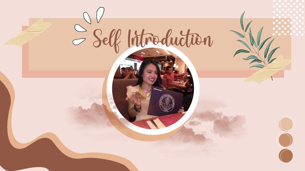 Self Introduction • Online Class Assignment - YouTube